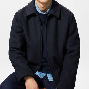 Uniqlo | Jackets & Coats | Mens Uniqlo Black Jacket | Poshmark